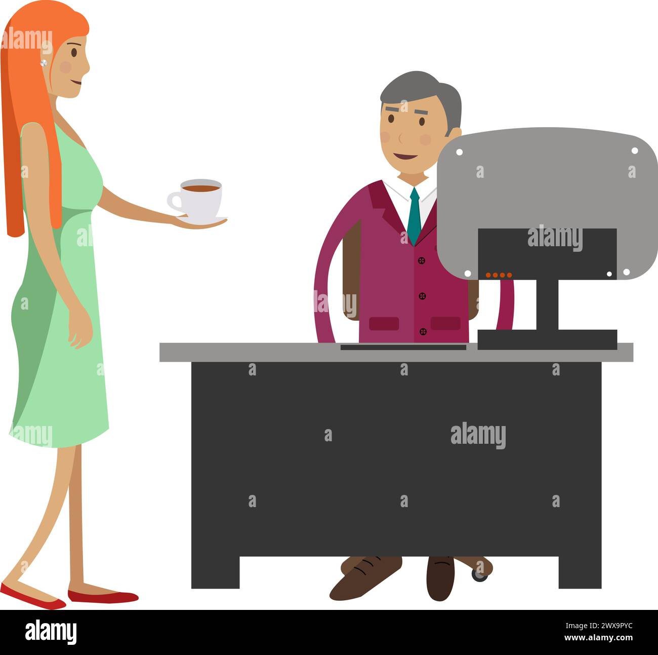 Director secretary Cut Out Stock Images & Pictures - Alamy