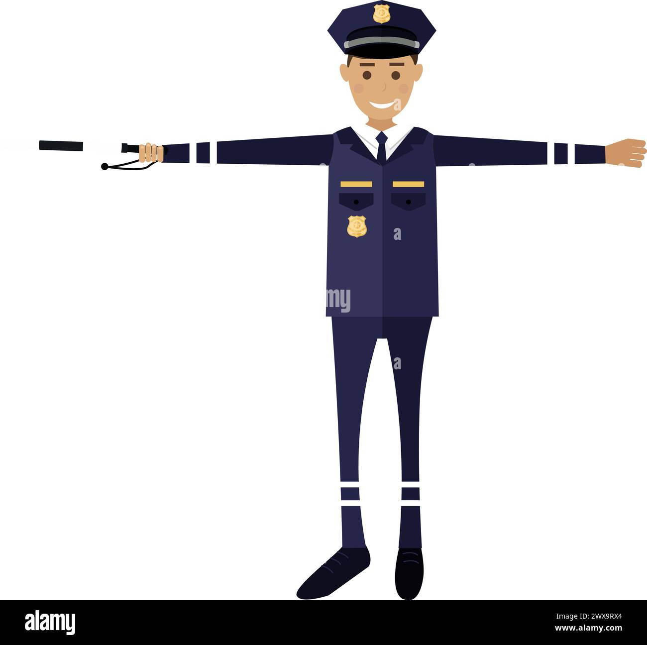 Traffic policeman Cut Out Stock Images & Pictures - Alamy
