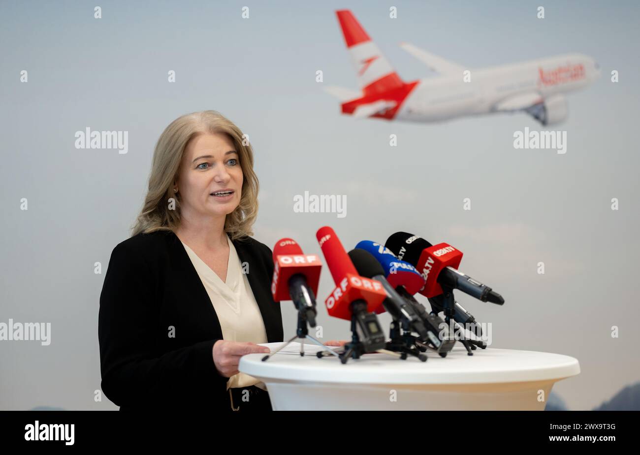 CEO Annette Mann on Thursday, March 28, 2024, during a statement by ...