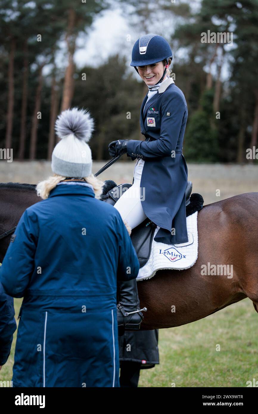 Newark, UK. 28th Mar 2024. Kristina Hall-Jackson of the United Kingdom ...