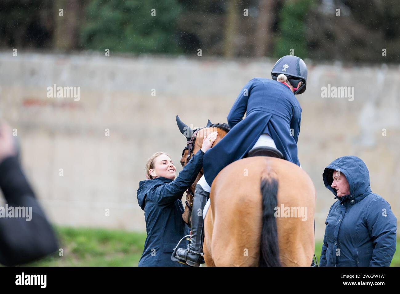 Newark, UK. 28th Mar 2024. Yasmin Ingham of the United Kingdom with ...