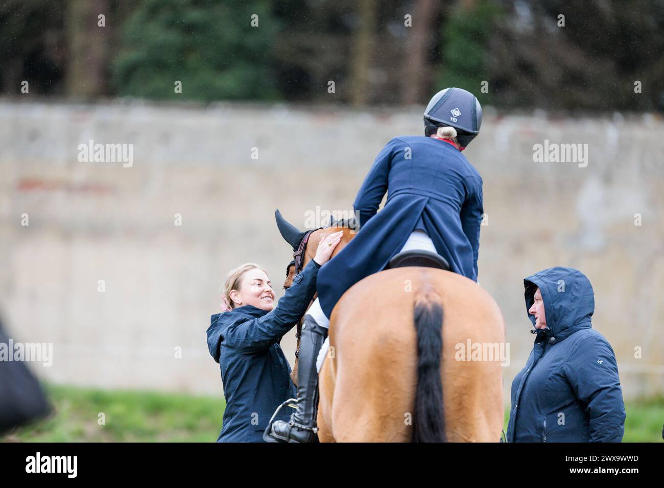 Newark, UK. 28th Mar 2024. Yasmin Ingham of the United Kingdom with ...