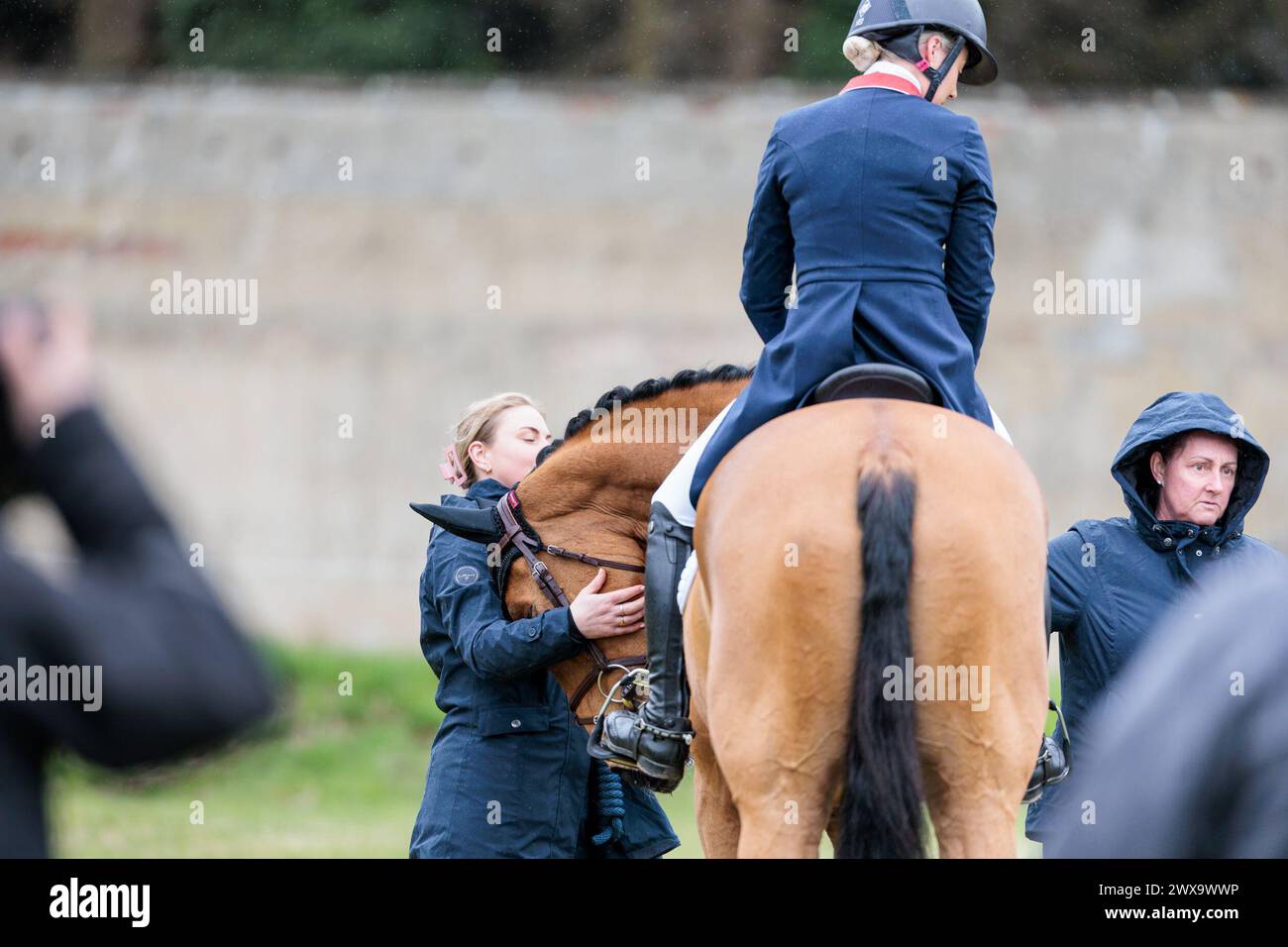 Newark, UK. 28th Mar 2024. Yasmin Ingham of the United Kingdom with ...