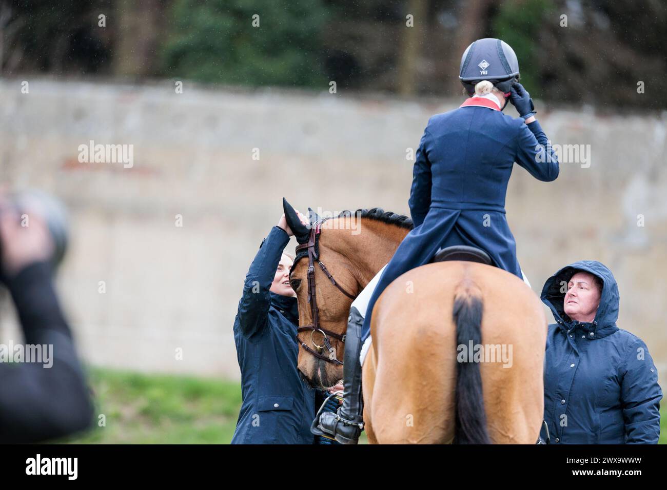 Newark, UK. 28th Mar 2024. Yasmin Ingham of the United Kingdom with ...