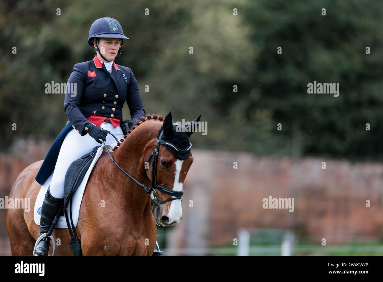 Newark, UK. 28th Mar 2024. Gemma Stevens of the United Kingdom with ...