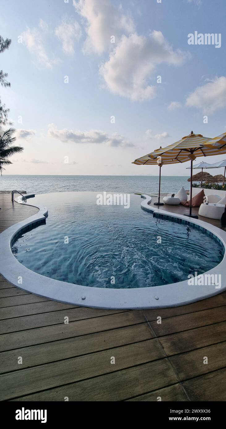 Bangsaray Pattaya Thailand 28 February 2024, A stunning, large swimming ...