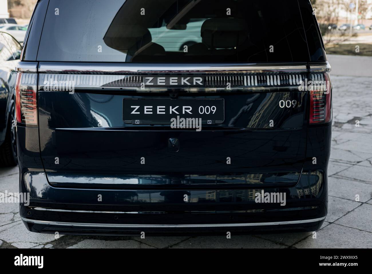 Minsk, Belarus, March 29, 2024 - Zeekr 009 electric minivan at parking ...