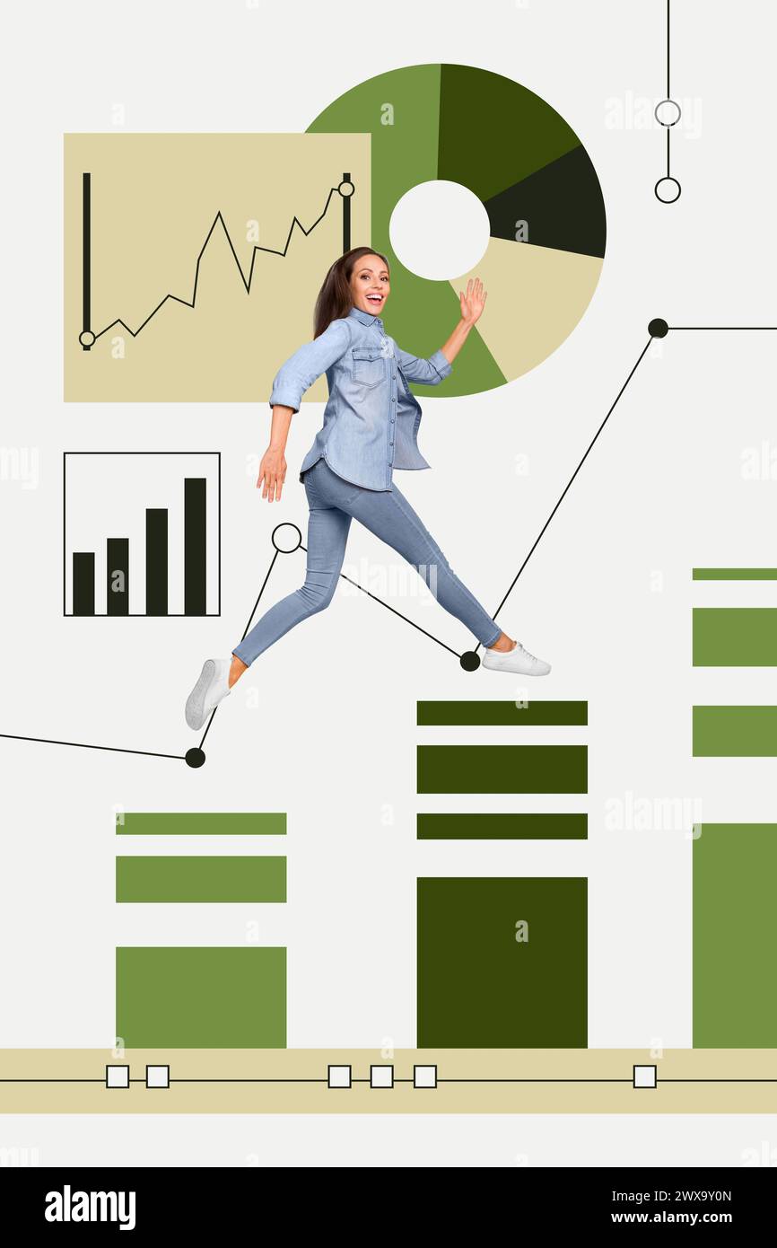 Composite trend artwork sketch image photo collage of black white ...