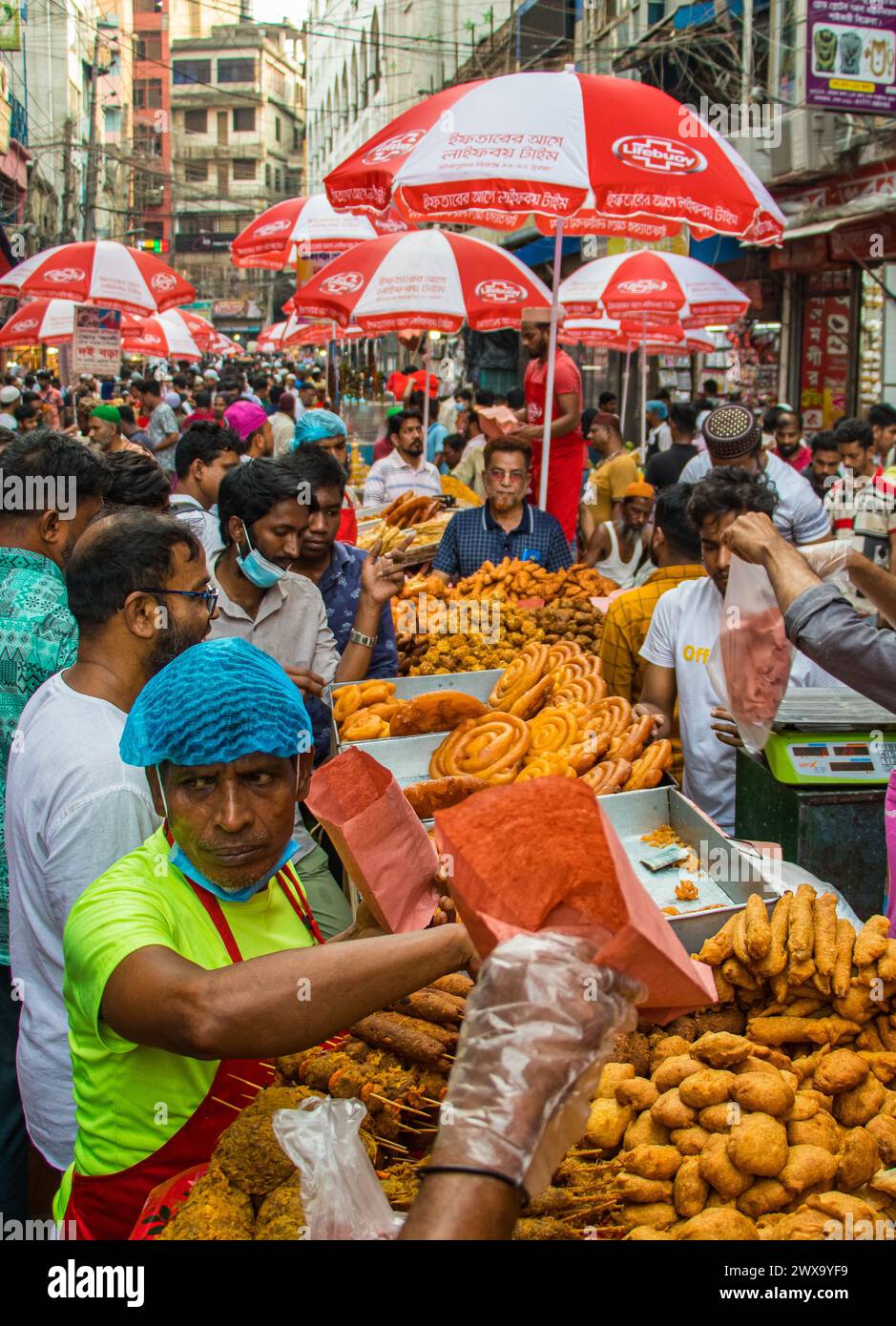 Chak Iftar Bazar, nestled in Dhaka's old town, buzzes with energy ...