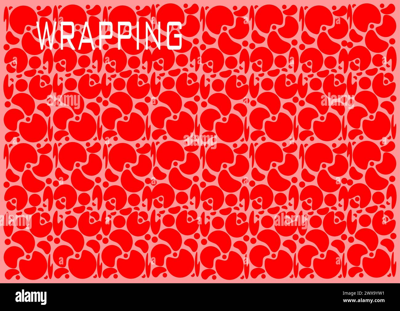 Gift wrap with beautiful curved and colored motifs Stock Vector Image ...