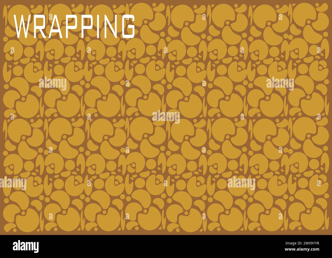 Gift wrap with beautiful curved and colored motifs Stock Vector Image ...