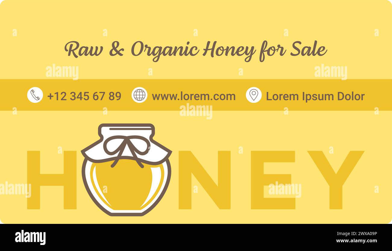 Hive business card Stock Vector Images - Alamy