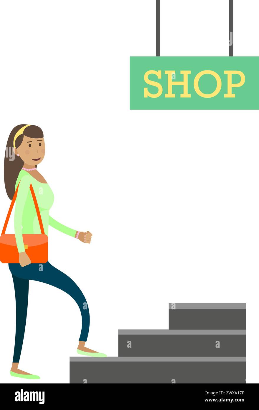 Shopper entering mall hi-res stock photography and images - Alamy