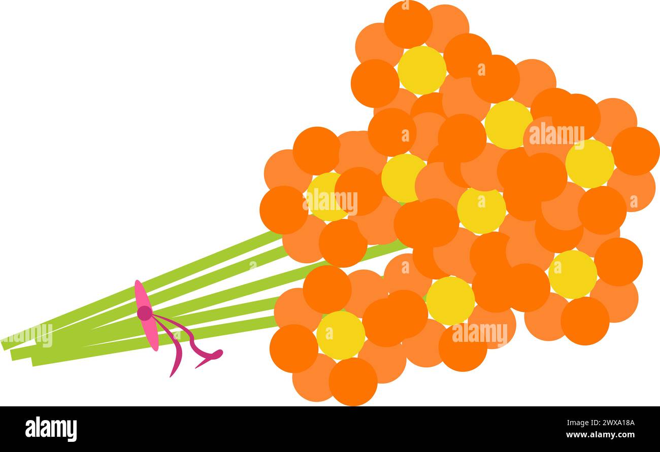 Flower arrangement on bridal Stock Vector Images - Alamy