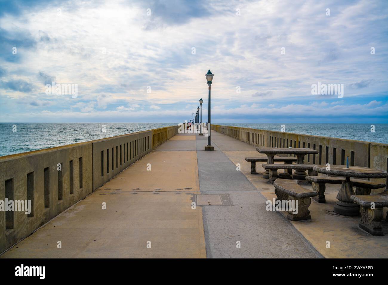 An overlooking view in North Carolina, Wilmington Beach Stock Photo - Alamy