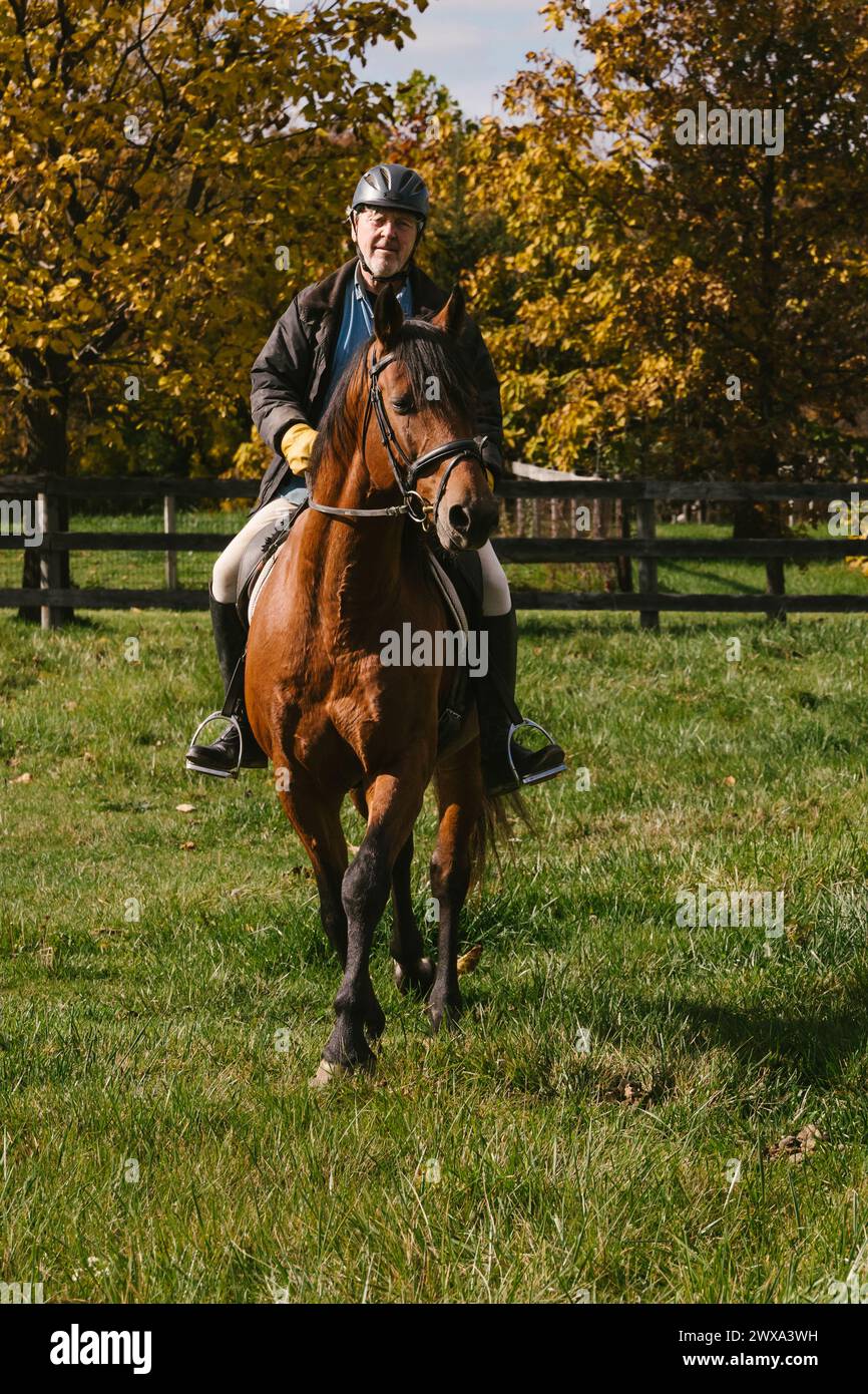 Riding man and stallion hi-res stock photography and images - Alamy