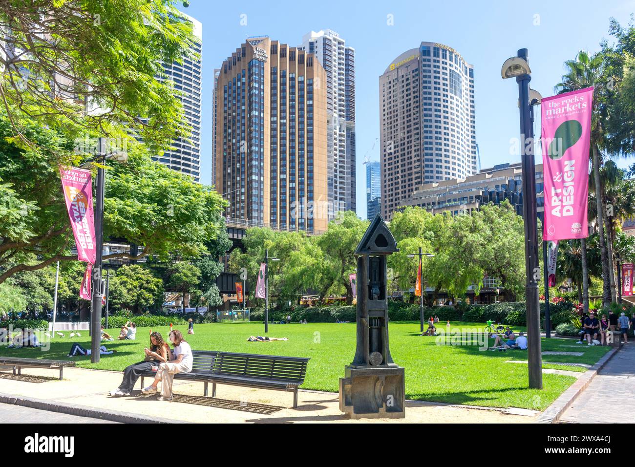 High rise buildings offices first fleet park the rocks circular hi-res ...