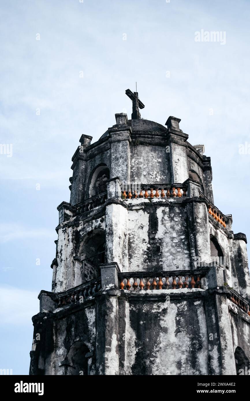 Old Catholic Church steeple Corner Stock Photo - Alamy