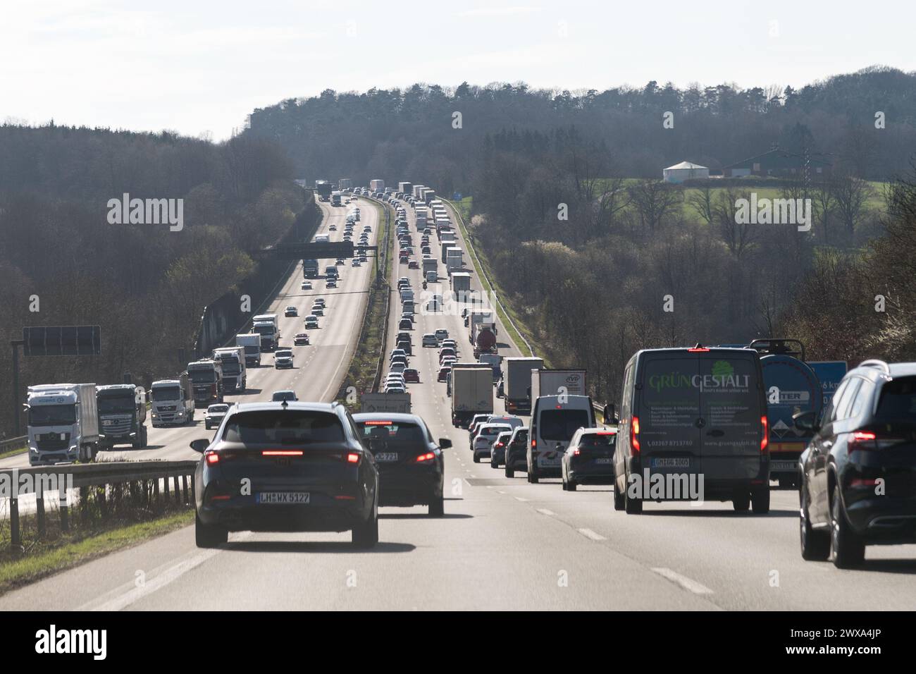 Bundesautobahn 1, Germany © Wojciech Strozyk / Alamy Stock Photo Stock Photo - Alamy