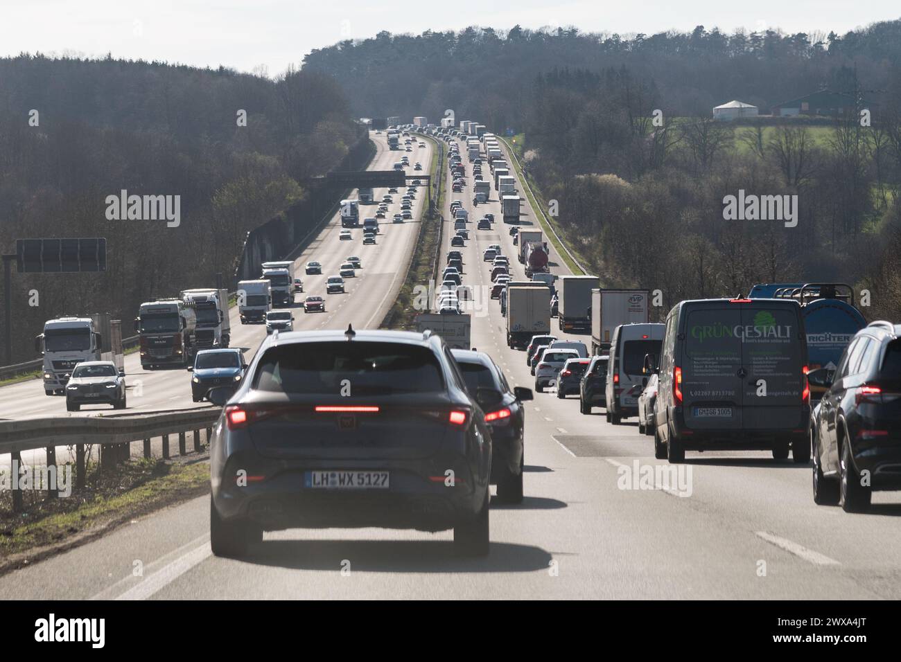 Bundesautobahn 1, Germany © Wojciech Strozyk / Alamy Stock Photo Stock Photo - Alamy