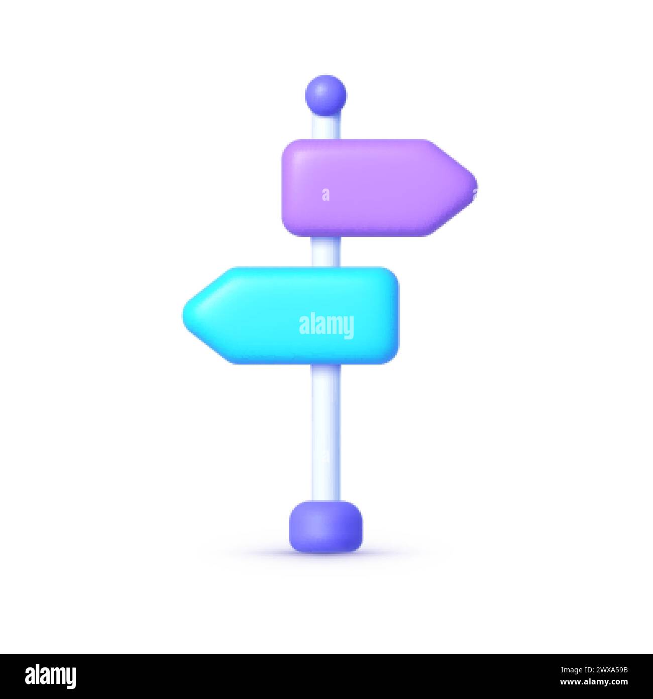 Road sign 3d, great design for any purposes. Direction road sign post ...