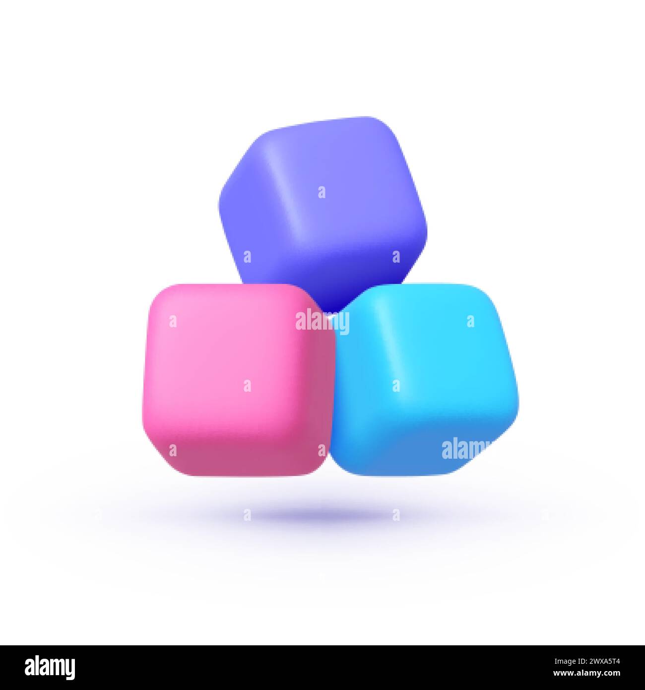 Cube 3d, great design for any purposes. Vector illustration Stock ...