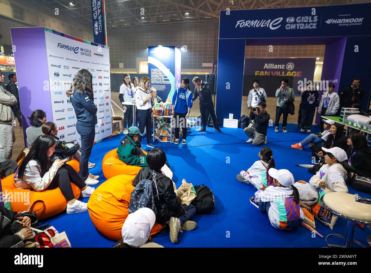 FIA Girls on Track: Natalie Robyn, FIA CEO, during the 2024 Tokyo ePrix ...