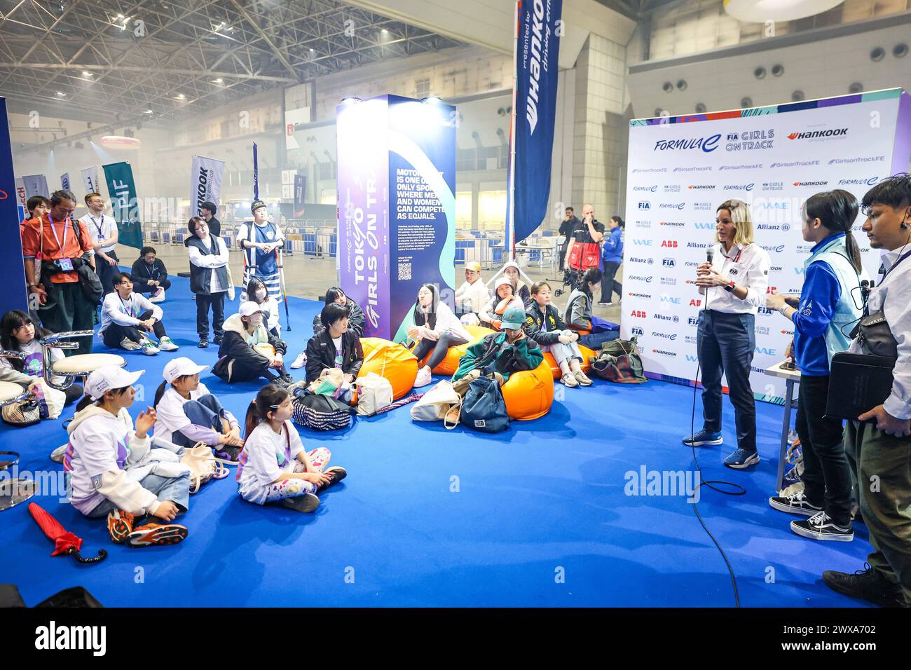 FIA Girls on Track: Natalie Robyn, FIA CEO, during the 2024 Tokyo ePrix ...