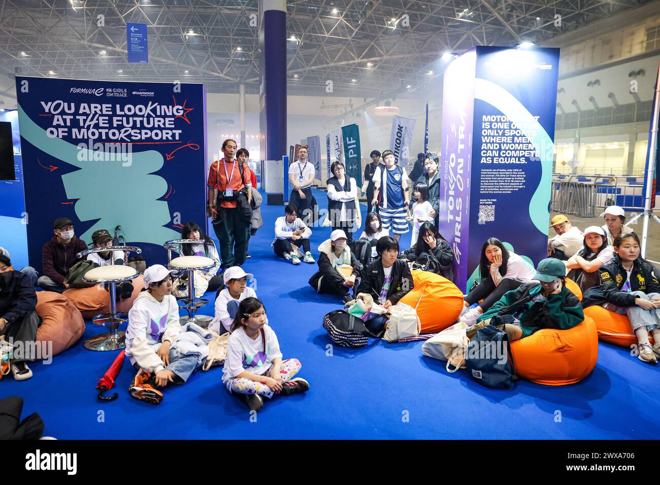 FIA Girls on Track: Natalie Robyn, FIA CEO, during the 2024 Tokyo ePrix ...