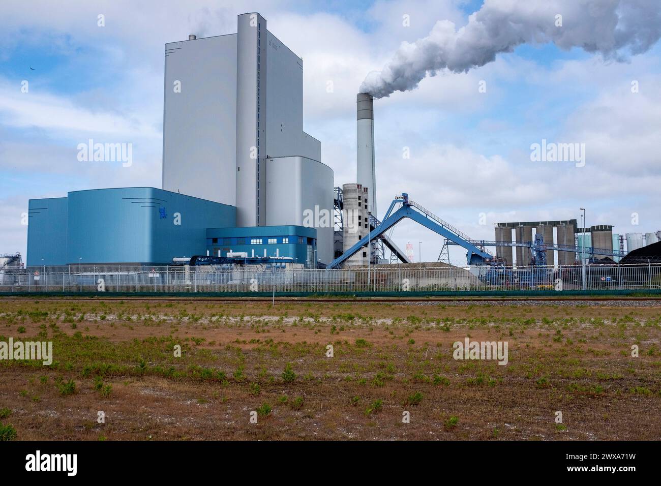 Industrial Estate Rotterdam, Netherlands. Newly build but still ...