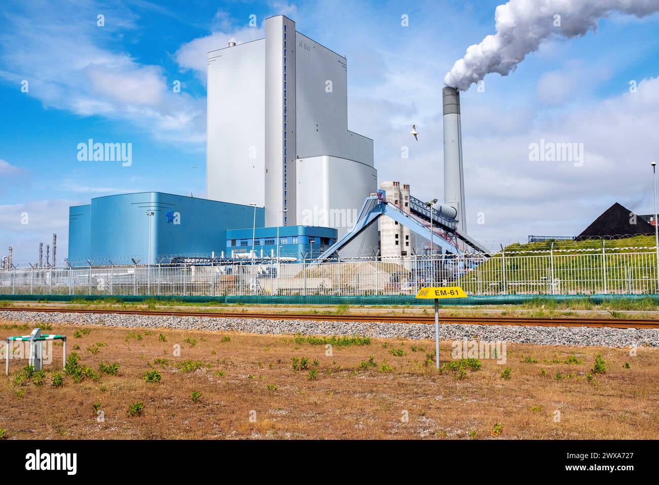 Industrial Estate Rotterdam, Netherlands. Newly build but still ...