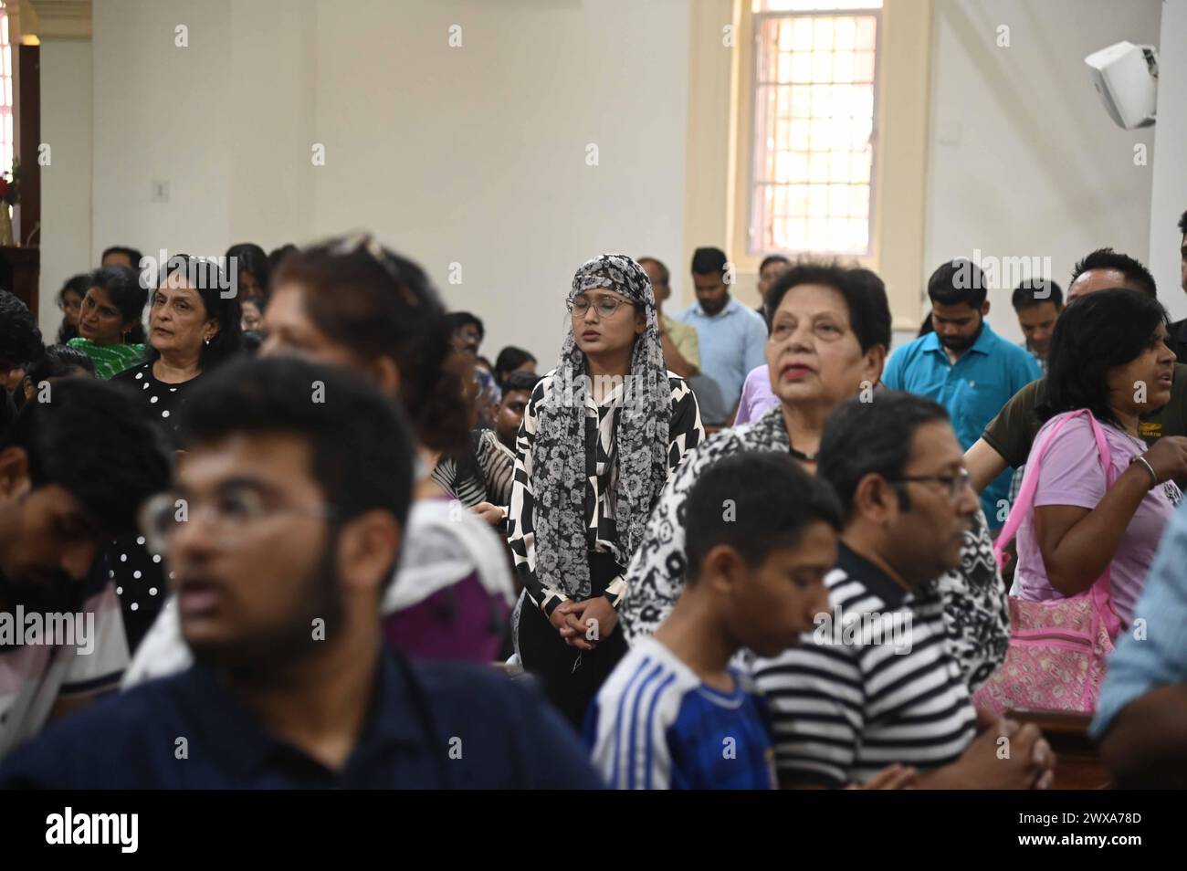 Delhi, New Delhi, India. 29th Mar, 2024. Christians people attend a ...