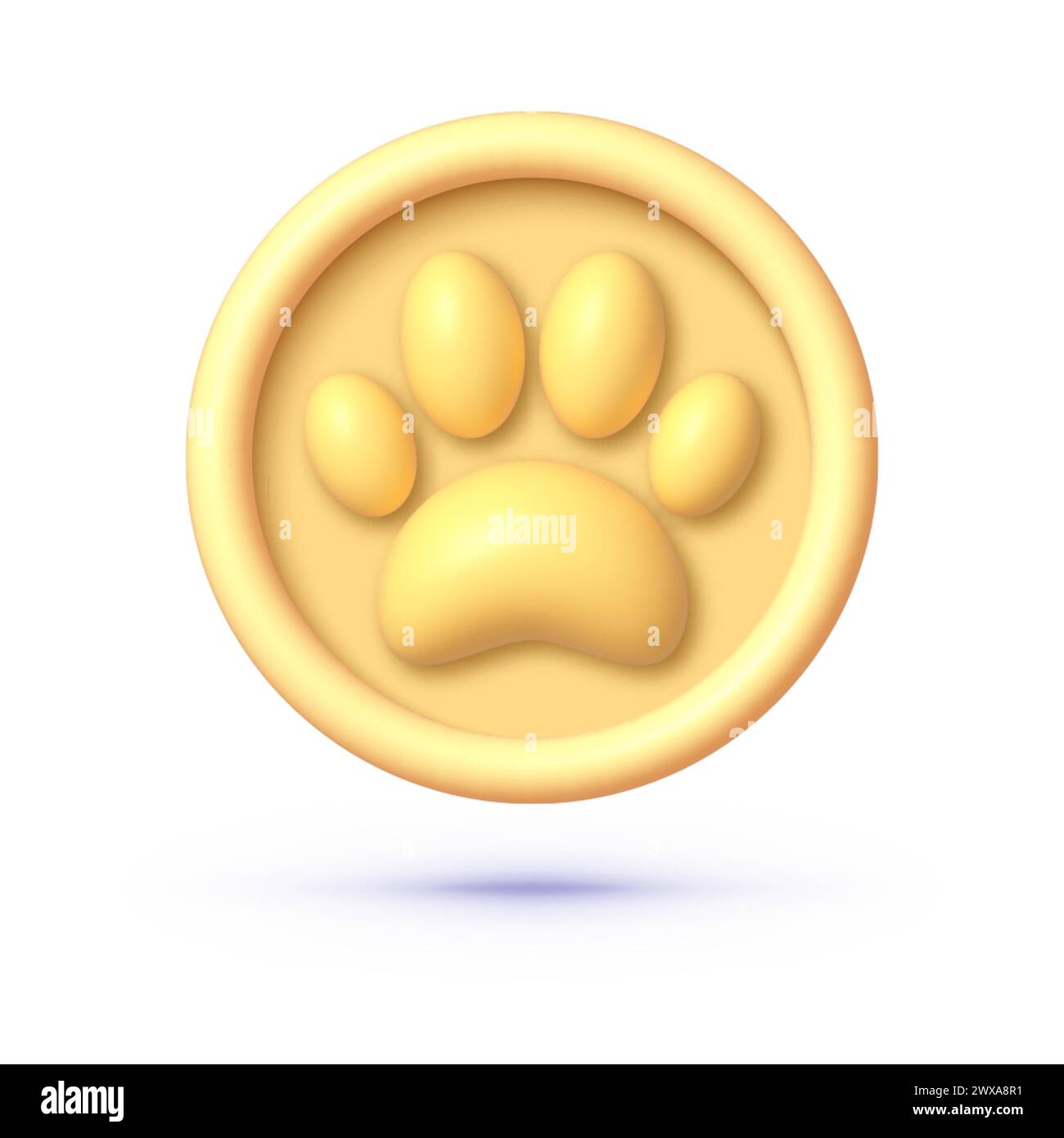 White Tiger Paw Logo