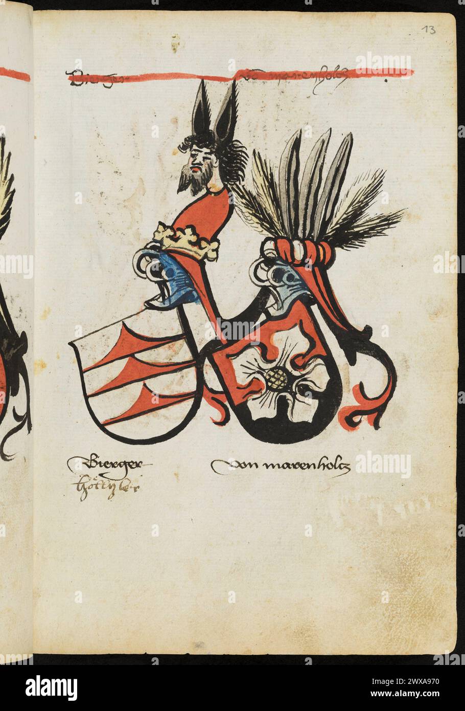 Handschrift mittelalter hi-res stock photography and images - Alamy