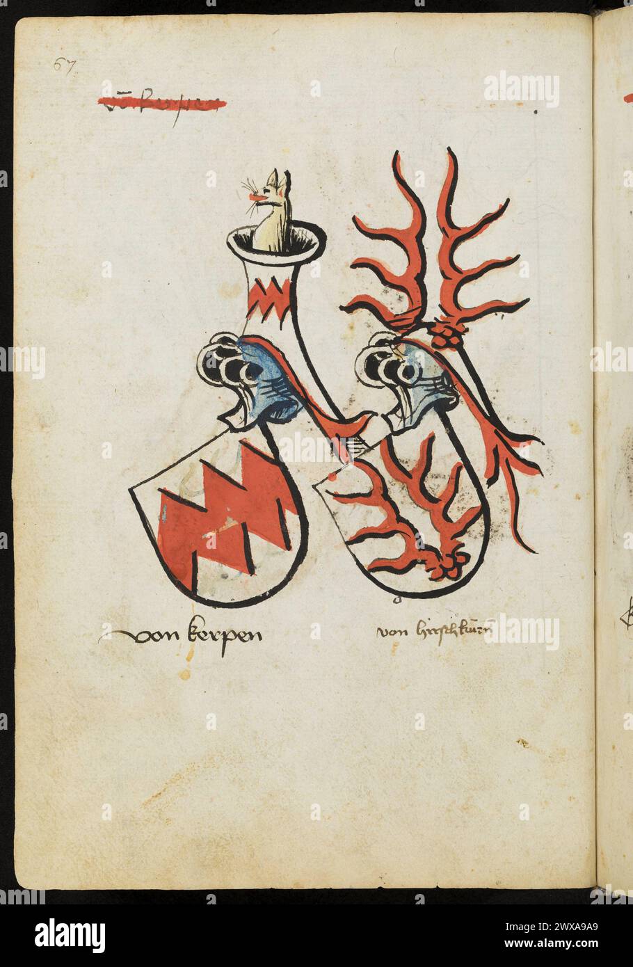 Handschrift mittelalter hi-res stock photography and images - Alamy