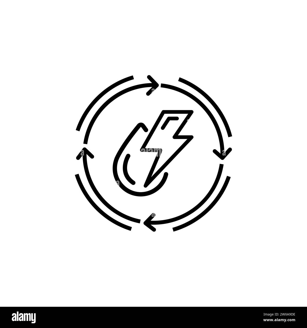 Vector illustration of natural energy icon and transparent background ...