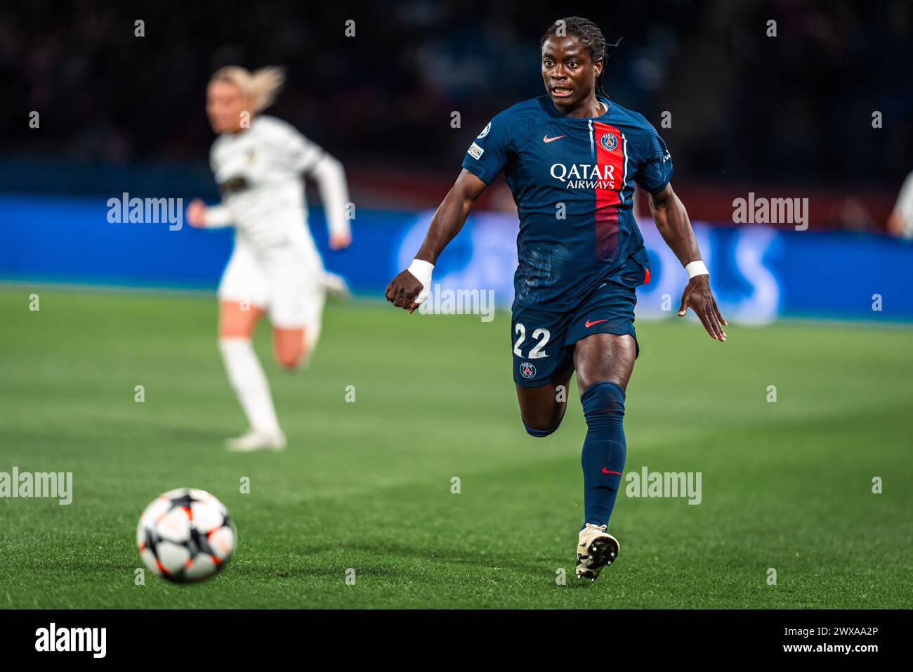 Tabitha CHAWINGA of PSG during the UEFA Women's Champions League ...