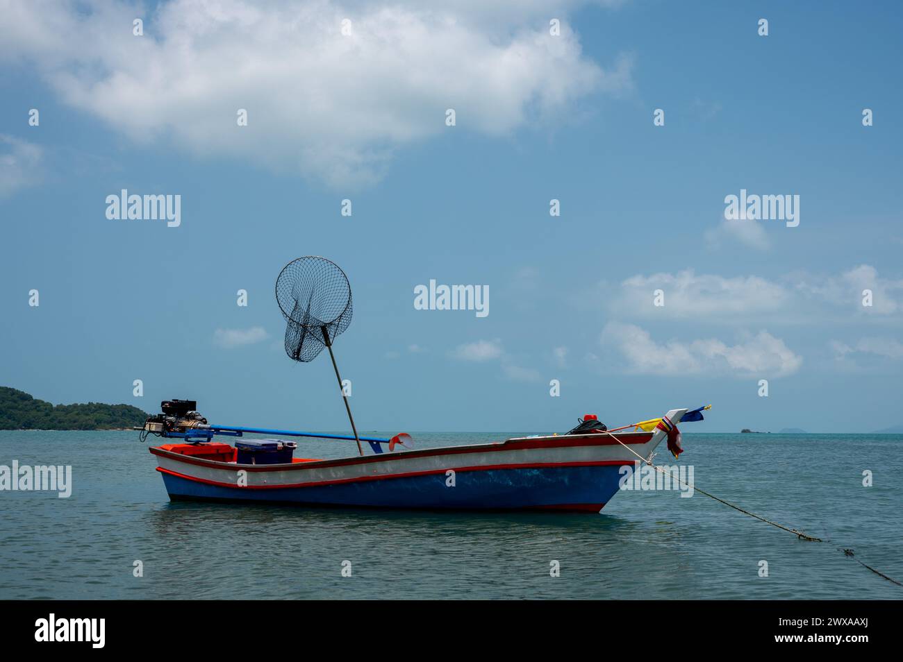 Thai fishing boat Stock Photo - Alamy