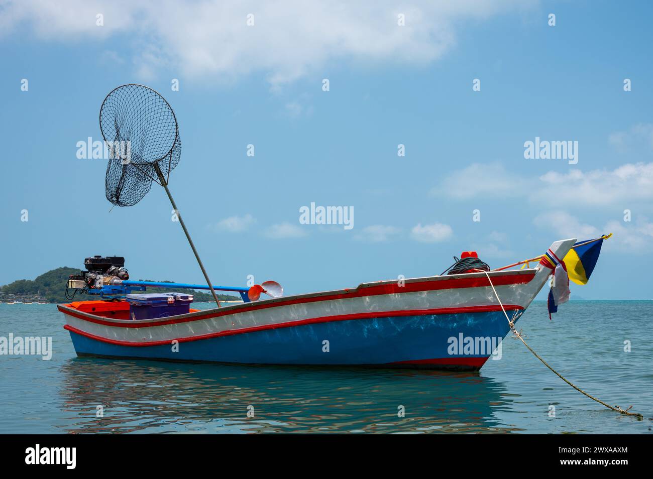 Thai fishing boat Stock Photo - Alamy