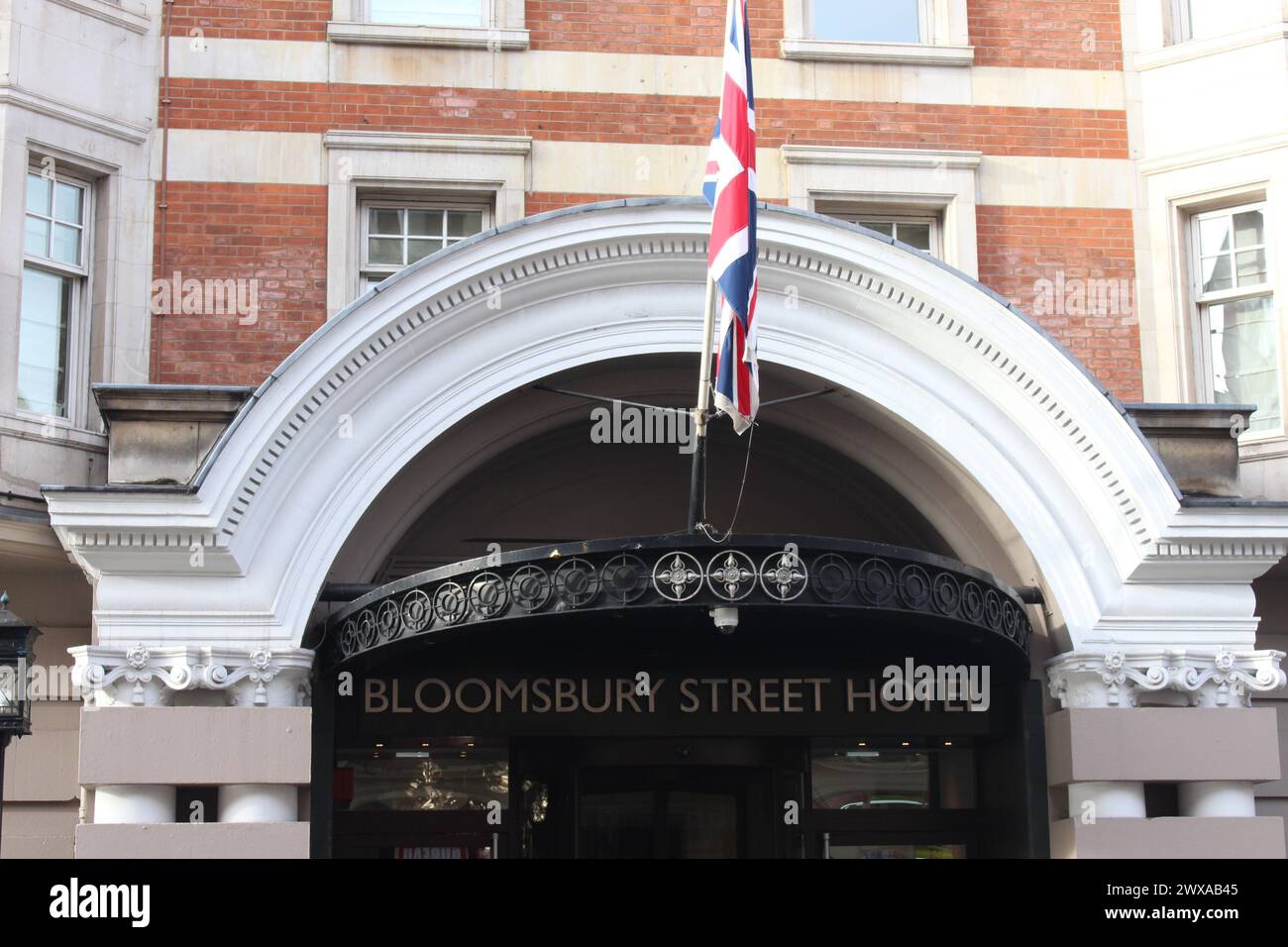 A photograph of the external facade of Bloomsbury Street Hotel, in ...