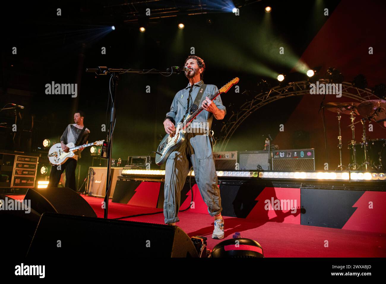 Feeder performing live at Roundhouse, London on 28 March 2024 Grant ...