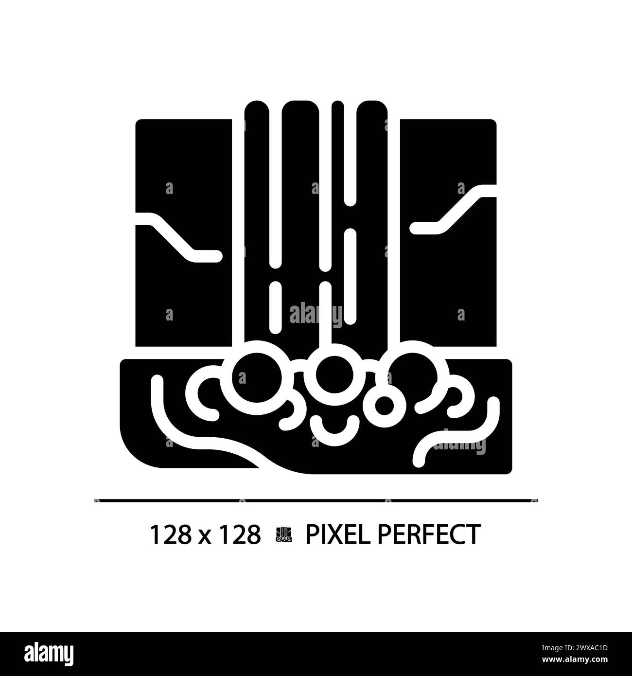 Waterfall national park Cut Out Stock Images & Pictures - Alamy