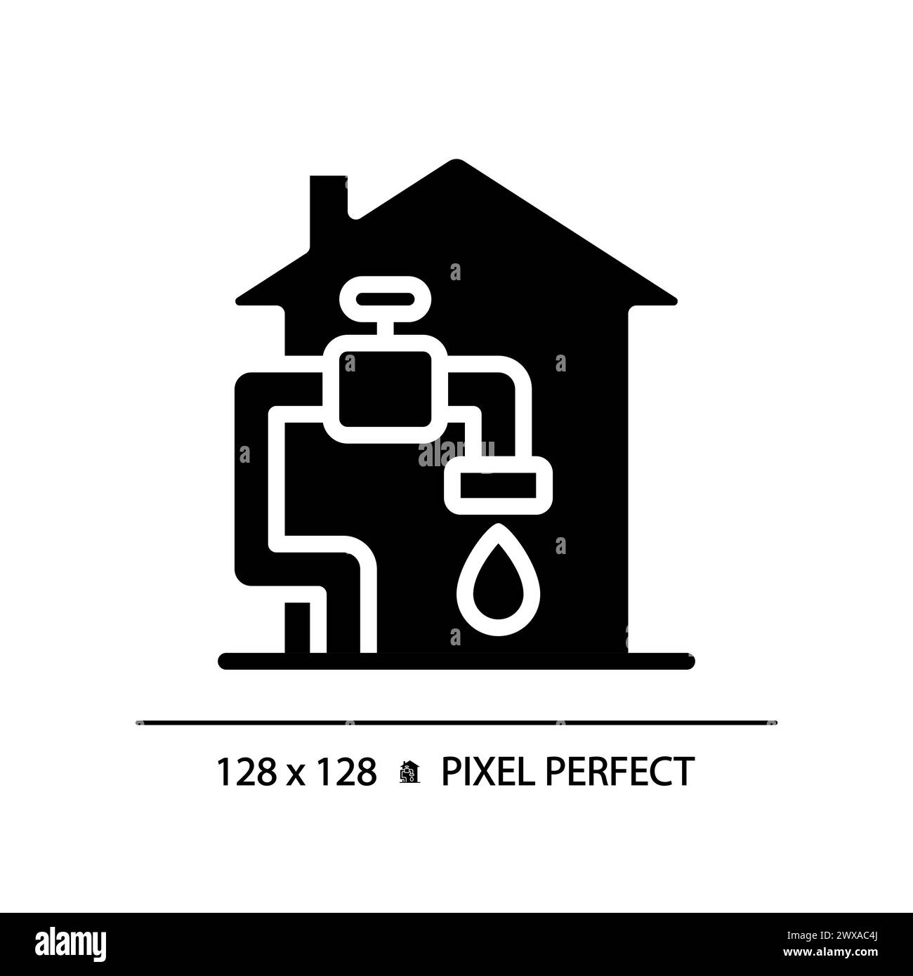 Water supply system management Black and White Stock Photos & Images ...