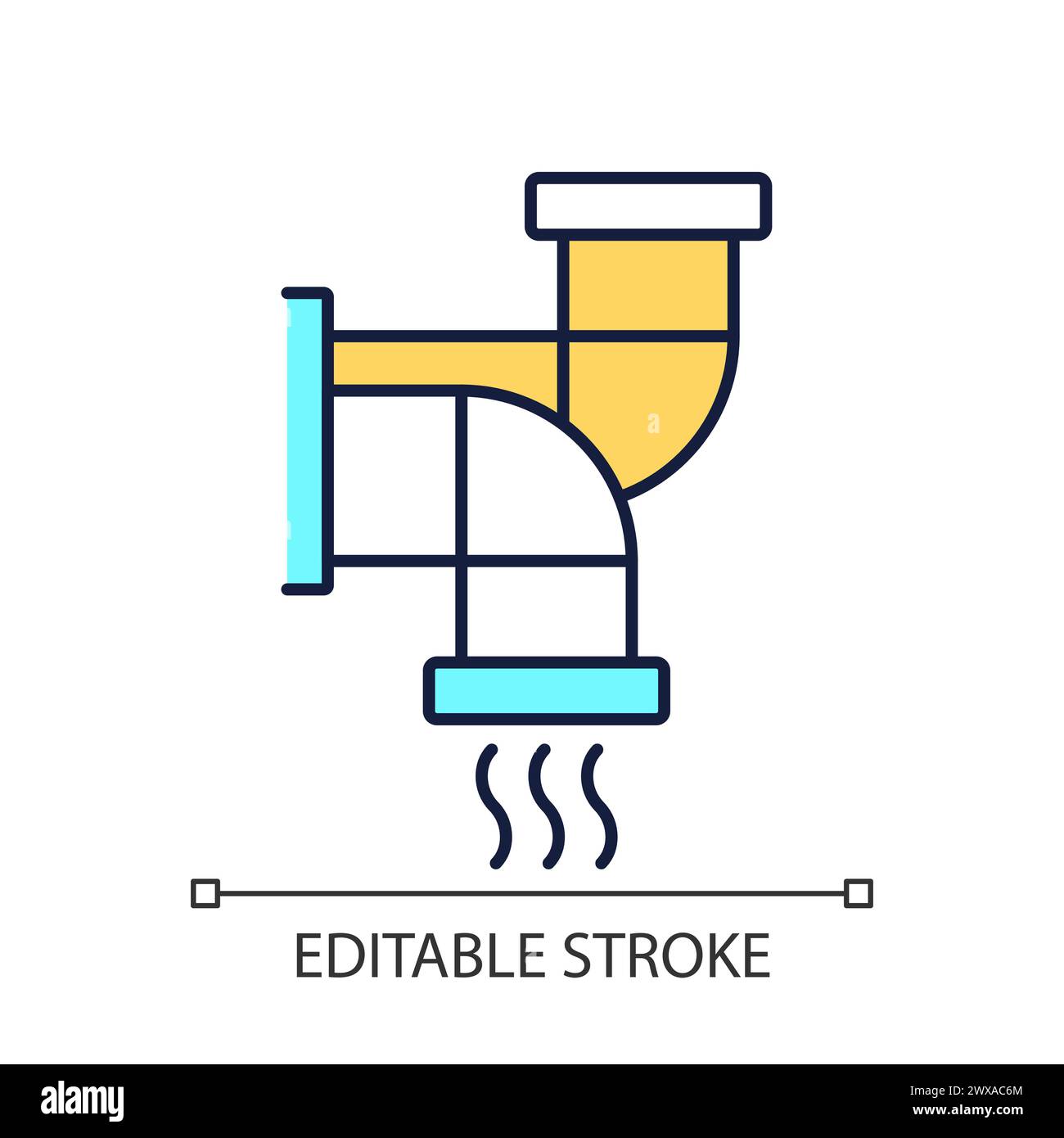 Ventilation RGB color icon Stock Vector Image & Art - Alamy