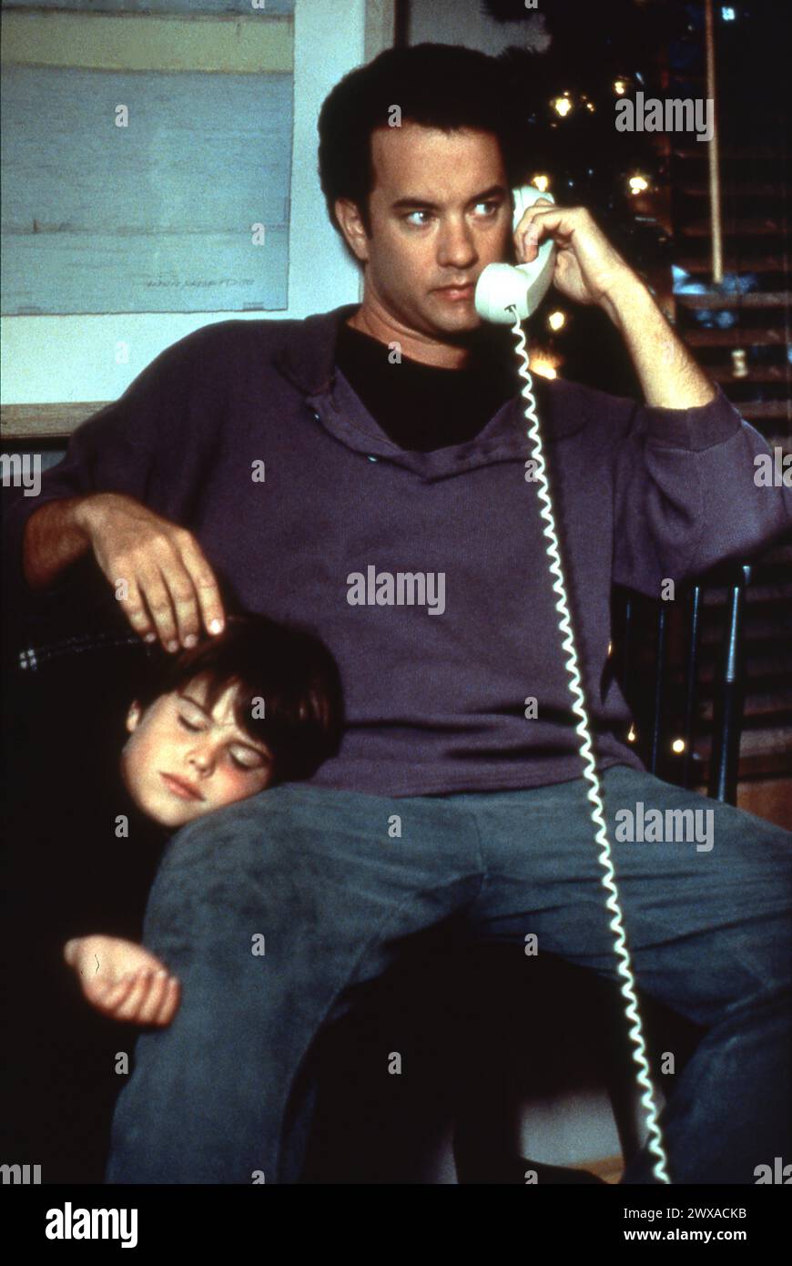ROSS MALINGER and TOM HANKS in SLEEPLESS IN SEATTLE 1993 Nora Ephron ...