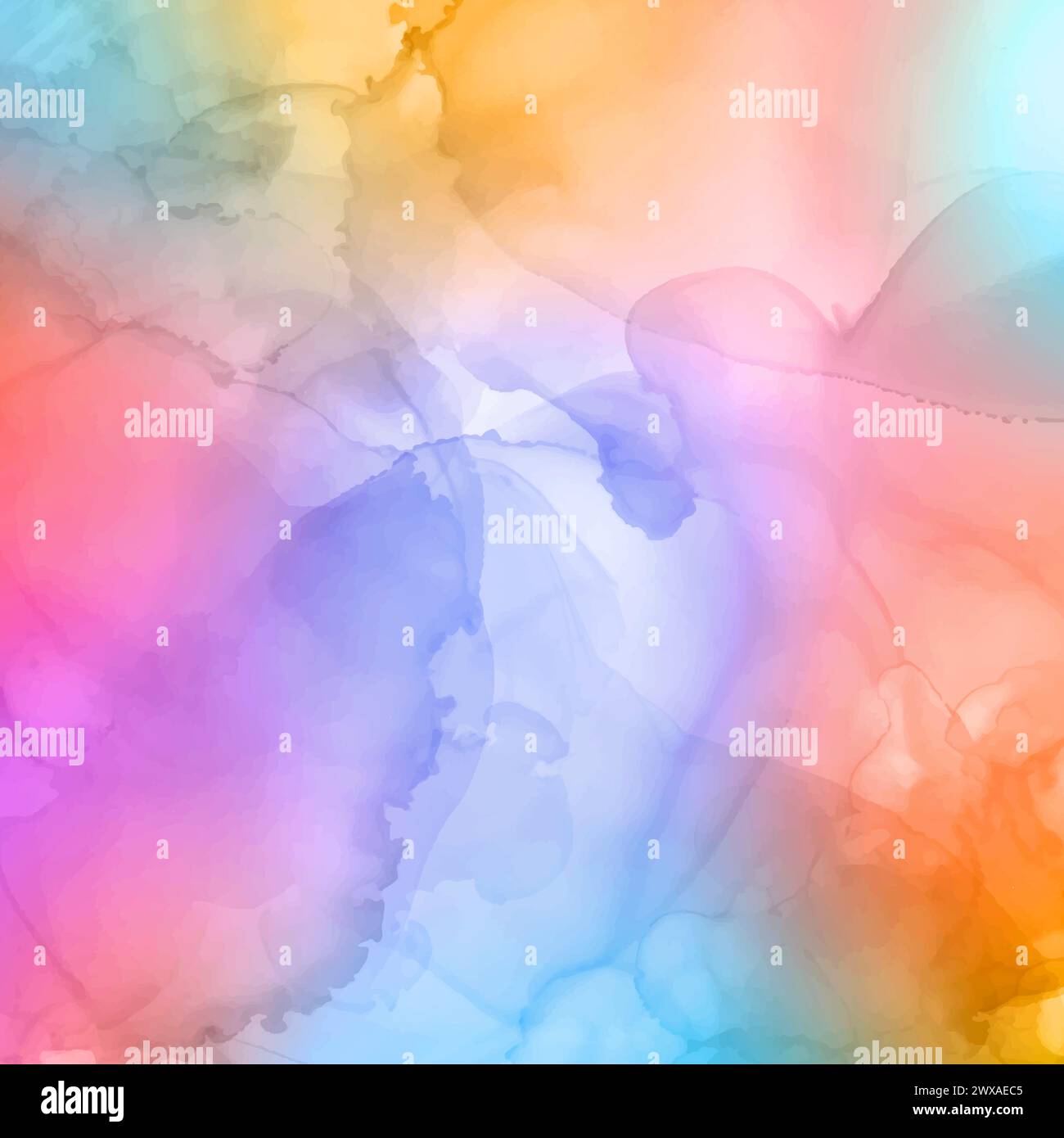 Abstract hand painted colourful watercolour background Stock Vector ...