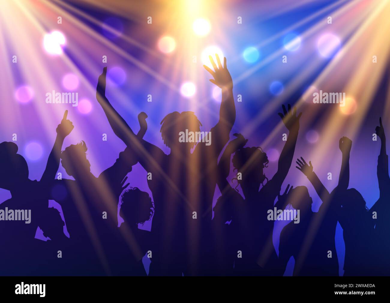 Dancing concert Stock Vector Images - Alamy