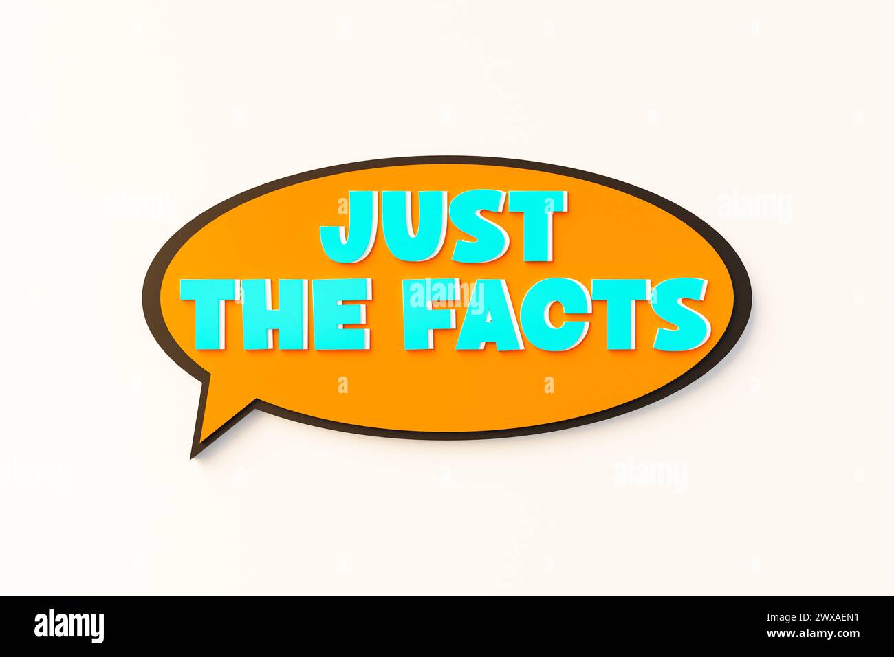 Just hte facts, cartoon speech bubble. Just hte facts, cartoon speech bubble. Colored online ...