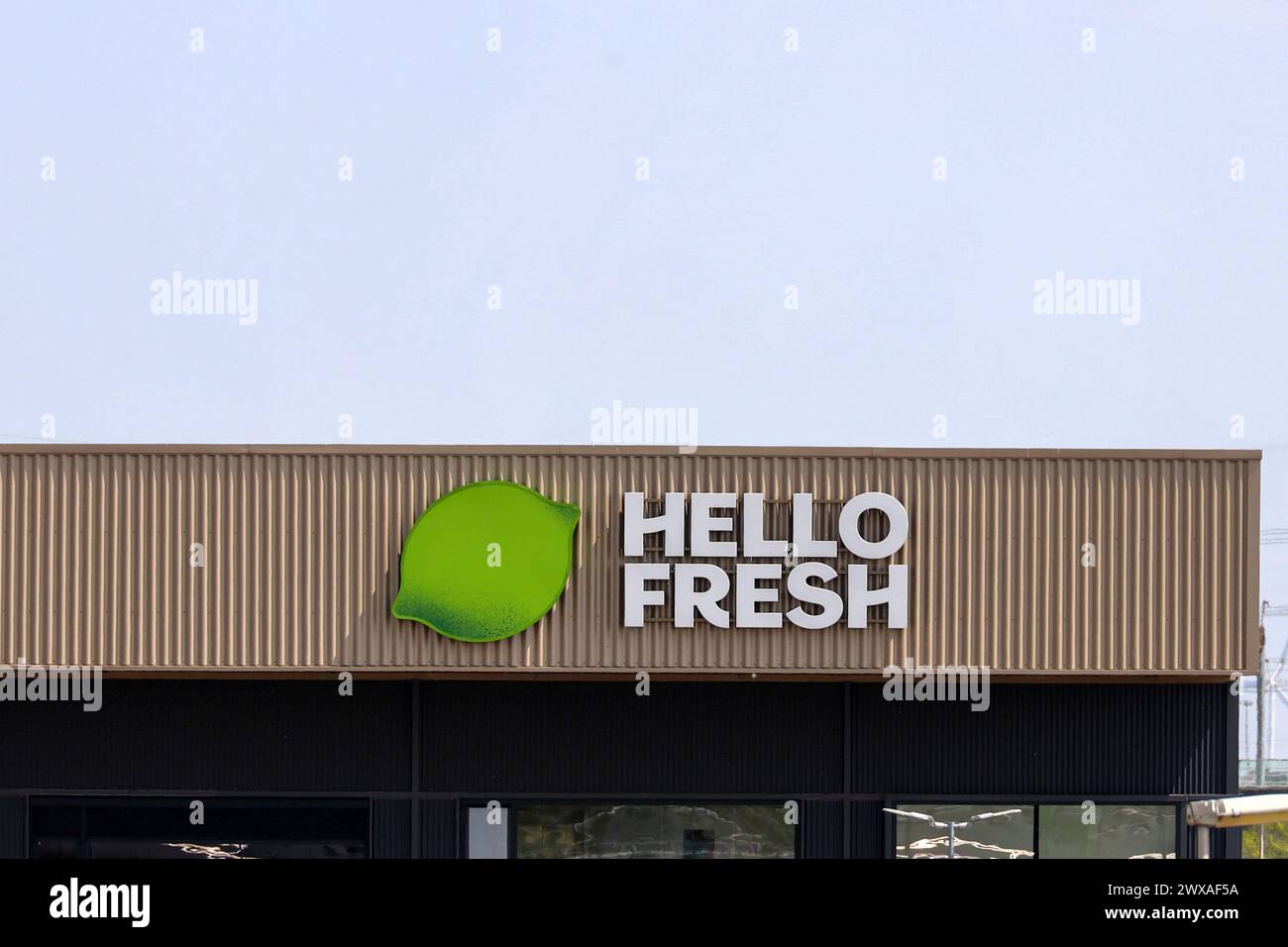Warehouse and distribution centre of meal delivery company Hello Fresh ...
