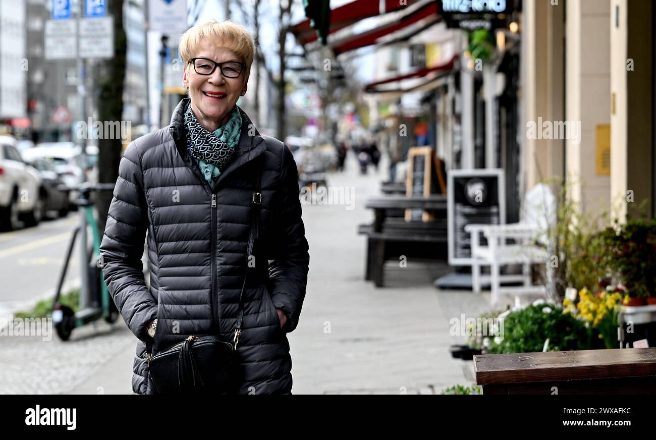 Berlin, Germany. 25th Mar, 2024. Birgit Jochens, historian and author ...